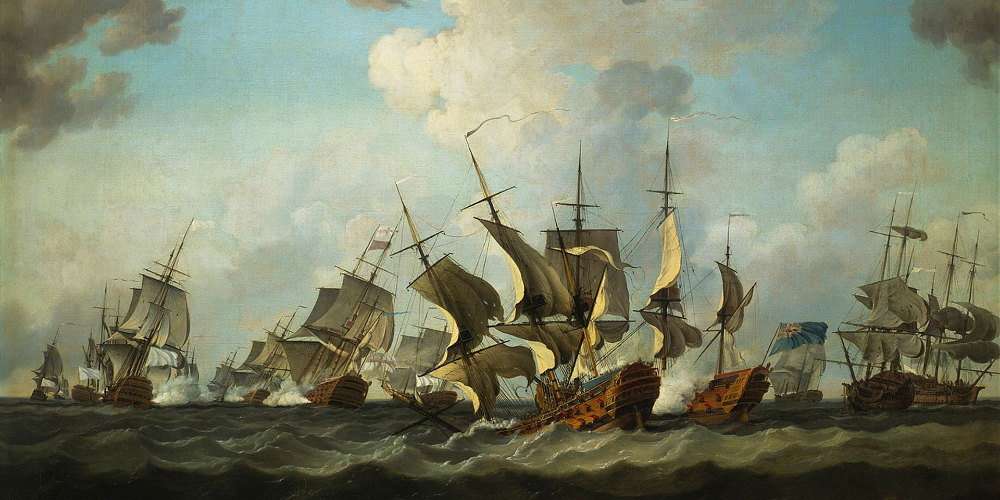 Historical Events - Admiral Earl Howe, Naval Victory Glorious 1st June