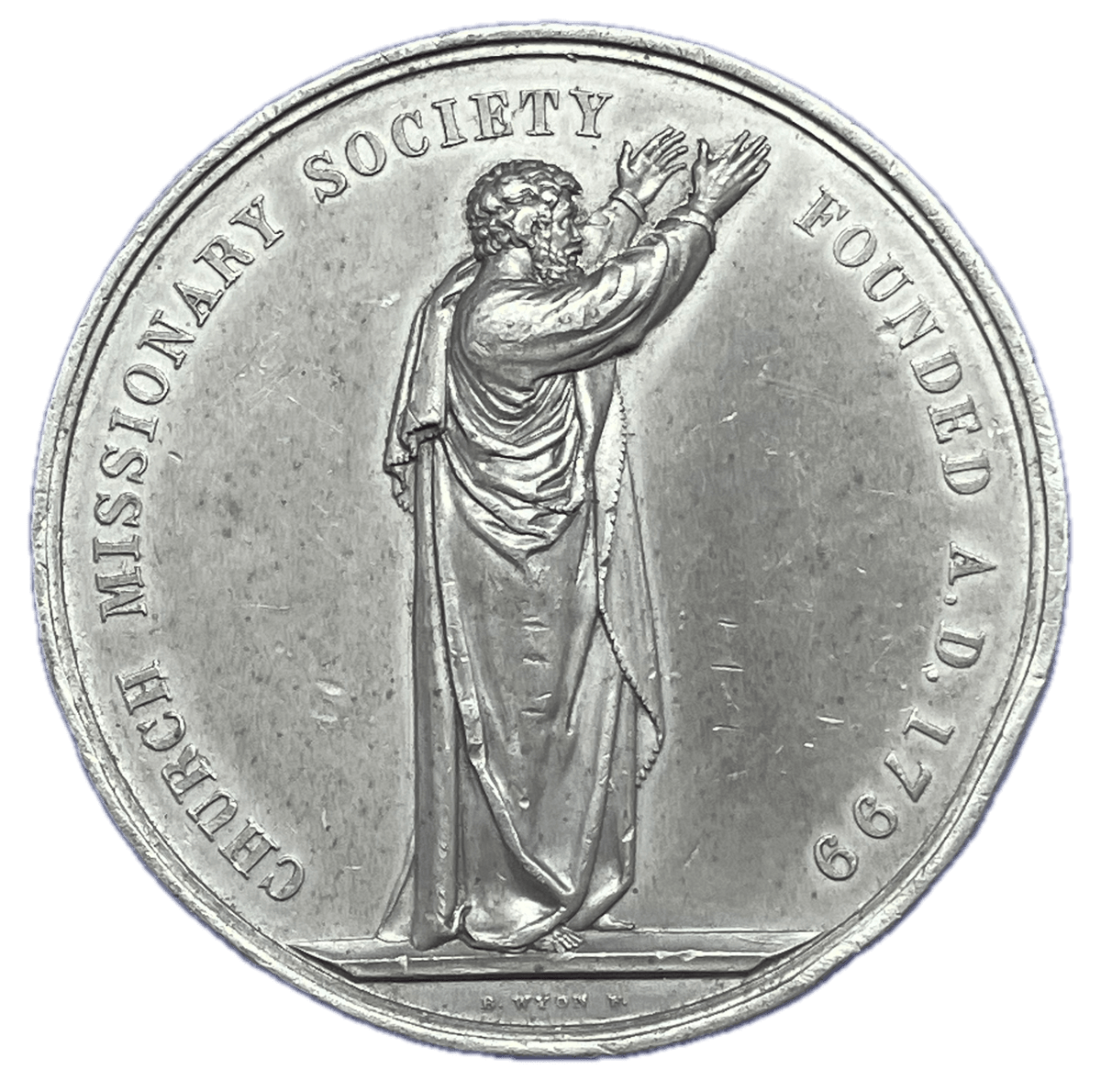 1848 Church Missionary Society, Golden Jubilee Historical Medallion by