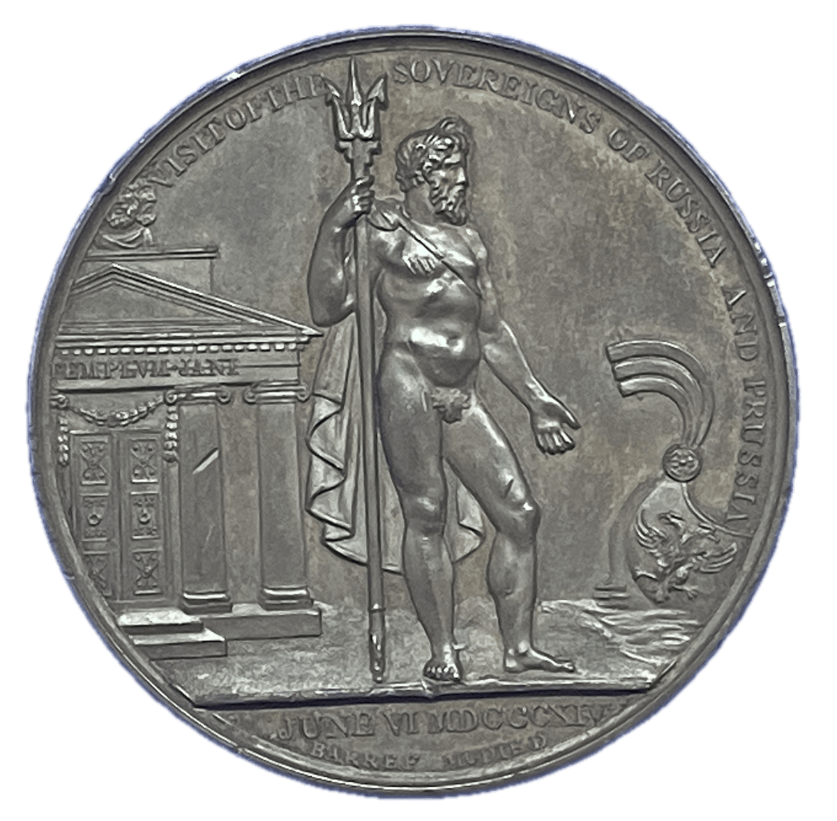 1814 Visit of the Allied Sovereigns to England Historical Medallion by