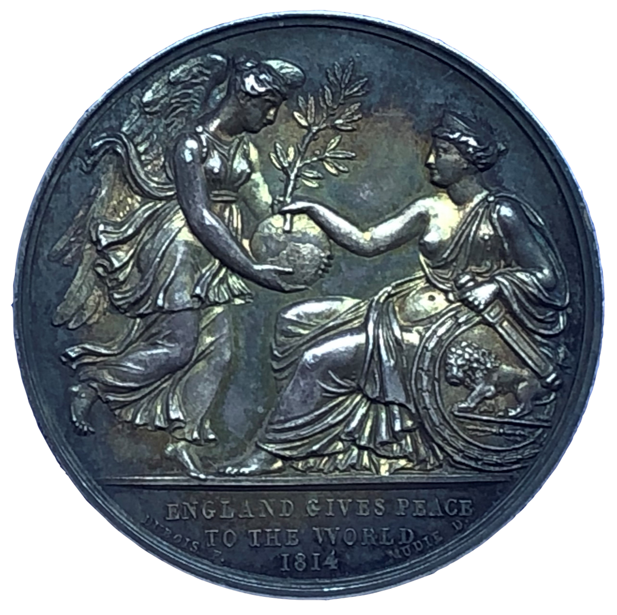 England Gives Peace to the World Historical Medal | Historical Medallions
